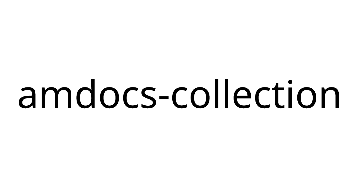 Amdocs Collection Tm Forum Oda Component Directory
