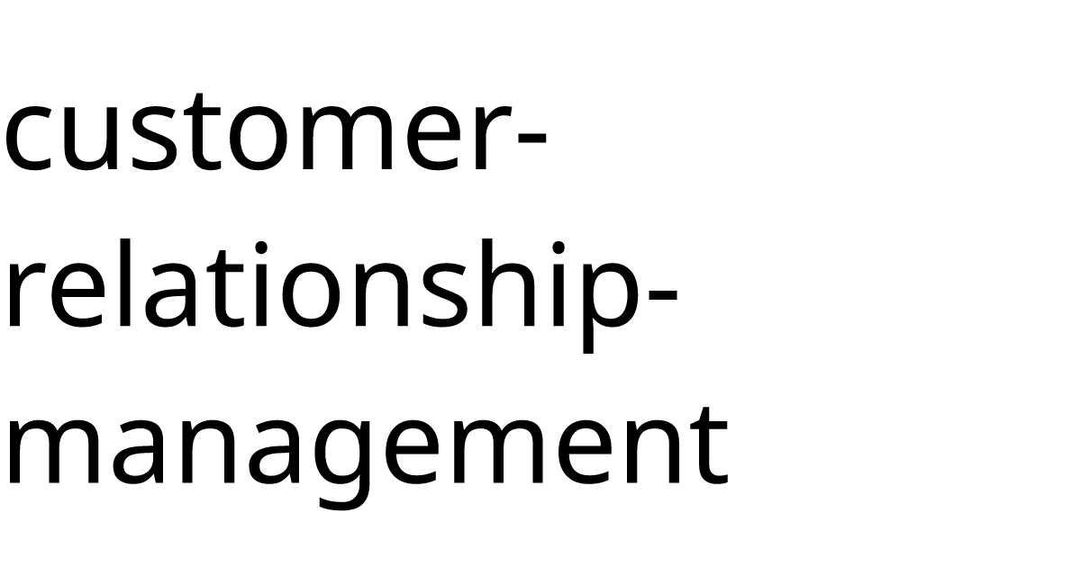 Customer Relationship Management | TM Forum ODA Component Directory