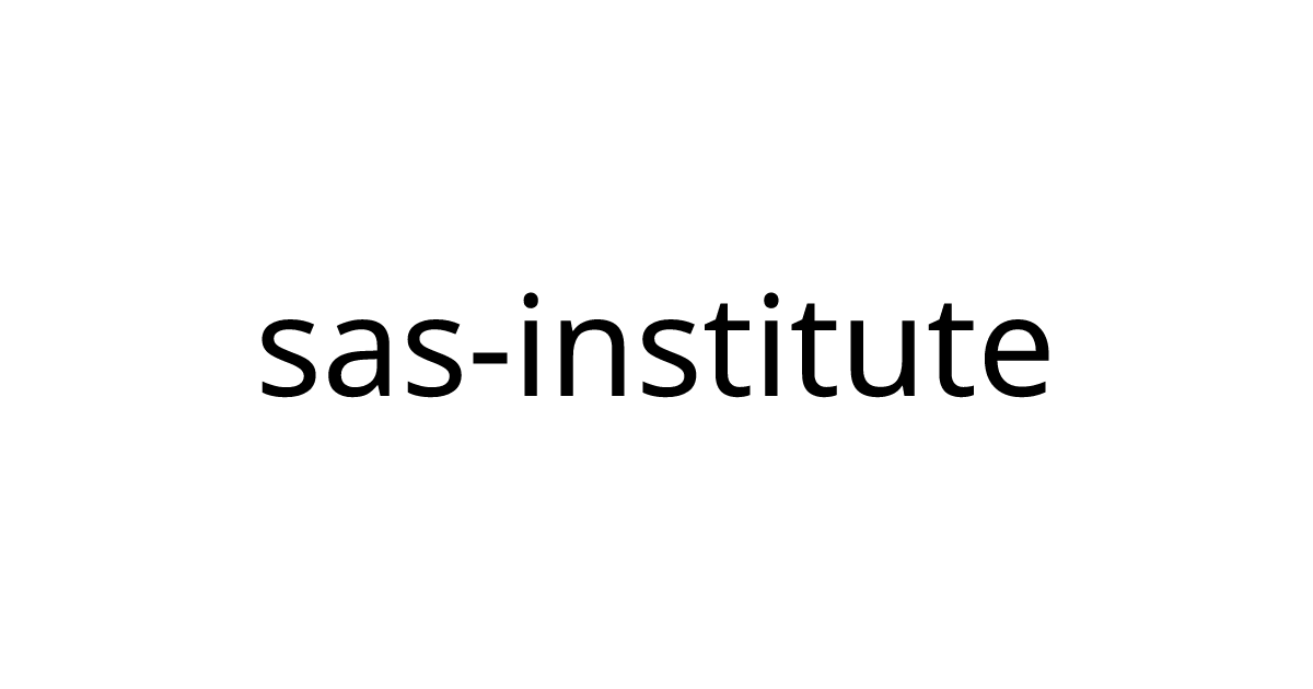 SAS Institute | TM Forum ODA Component Directory